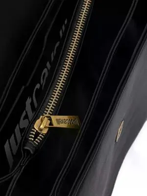 Just Cavalli Iconic Snakes Logo-plaque Crossbody Bag