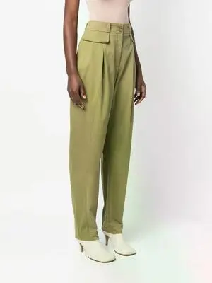 Alberta Ferretti Pleat-detail Trousers