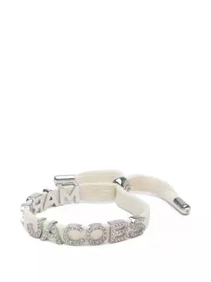 Marc Jacobs Laced Logo Bracelet - Silver