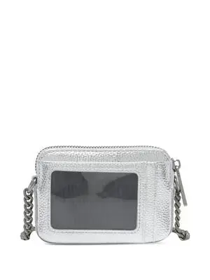 Kurt Geiger Eagle-plaque Quilted Wallet - Silver