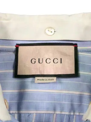 Gucci 2010s Striped Shirt Dress