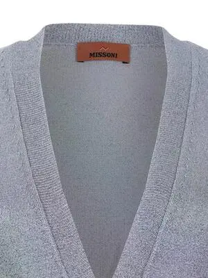 Missoni Belted Metallic-effect Cardigan