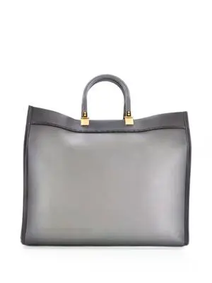 Fendi Sunshine Shopper Leather Large Tote Bag