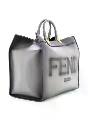 Fendi Sunshine Shopper Leather Large Tote Bag