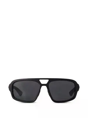 Prada Rectangle-frame Sunglasses - Black