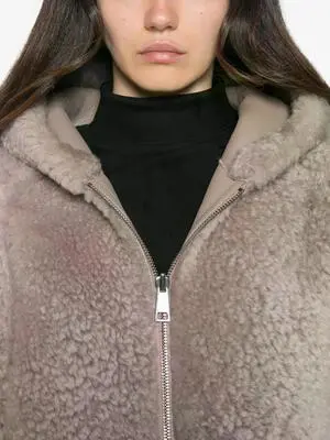 Simonette Ravizza Bart R Reversible Hooded Shearling Jacket