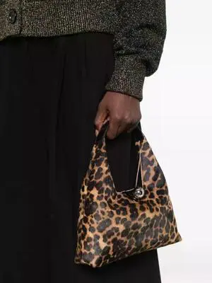 Marni Leopard-print Trapeze Tote Bag