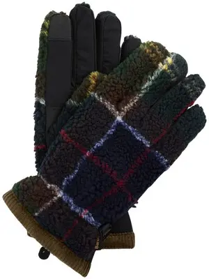 Barbour Field Fleece Gloves - Green