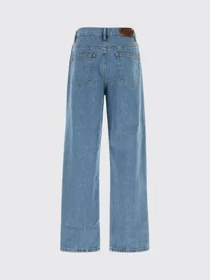 Dries Van Noten Mid-rise Wide-leg Jeans In Cotton Denim - Blue