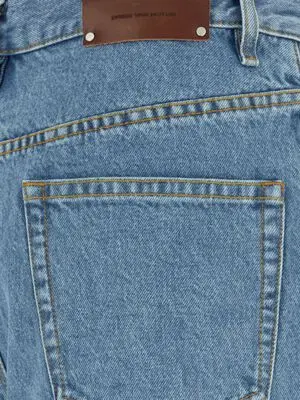 Dries Van Noten Mid-rise Wide-leg Jeans In Cotton Denim - Blue