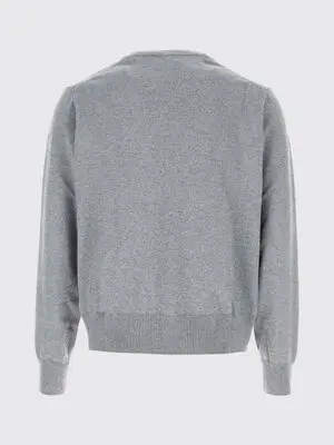 VIVIENNE WESTWOOD Cotton And Cashmere Sweater With Orb Logo - Grey