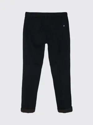 DONDUP Mid-rise Slim Fit Cotton Pants With Turn-up Cuffs