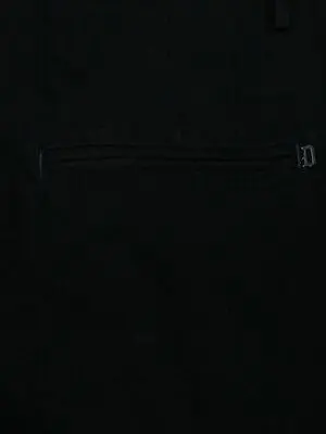 DONDUP Mid-rise Slim Fit Cotton Pants With Turn-up Cuffs