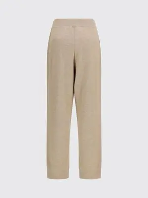 Brunello Cucinelli Straight-leg Pure Cashmere Knit Pants With High Elasticated Waist
