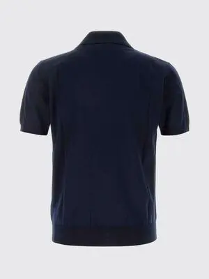Valentino Garavani Short-sleeved Knitted Polo In Pure Virgin Wool