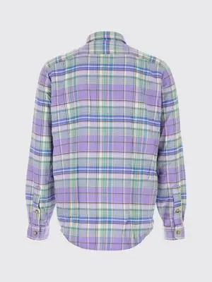 Polo Ralph Lauren Long-sleeved Check Cotton Shirt - Lavender