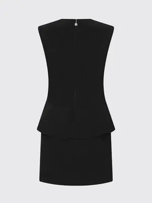 ROTATE BY BIRGER CHRISTENSEN Sleeveless Ruffled Recycled Fabric Mini Sheath Dress