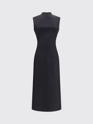 MAISON MARGIELA Sleeveless Midi Sheath Dress In Wool With Four Stitches