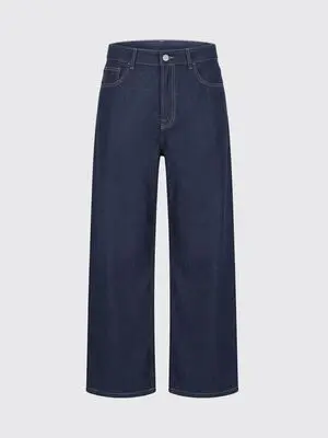 RÓHE Mid-rise Wide-leg Jeans In Cotton With Five Pockets