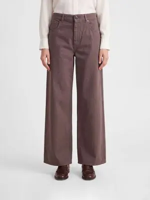 Brunello Cucinelli Mid Rise Pants For Women