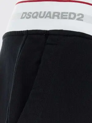 Dsquared2 Cotton Jersey Jogging Pants With Logo Waistband