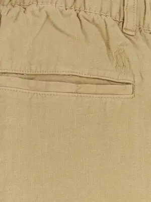 Polo Ralph Lauren Slim Fit Linen Drawstring Pants - Beige
