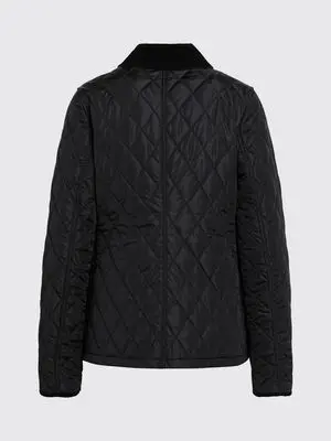 Burberry Quilted Short Jacket In Nylon With A Corduroy Collar