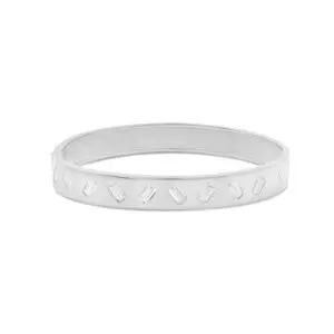 SHYMI Emerald Shape Bangle - Silver