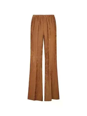 FORTE_FORTE Ribbed-knit Velvet Trousers