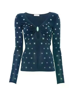 Rabanne V Neck Blouses