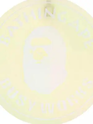 A BATHING APE Logo-print Circular Keyring