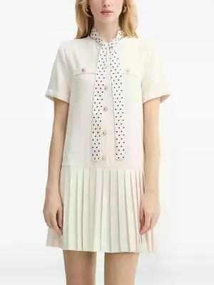 SILVIAN HEACH Scarf-detail Pleated Dress