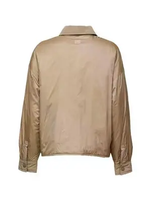 Max Mara Reversible Water-repellent Canvas Padded Jacket Sand