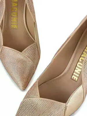 KAT MACONIE Divina Crystal-embellished Pointed-toe Pumps