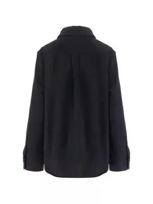 ALAINPAUL Scarf-collar Cotton Shirt
