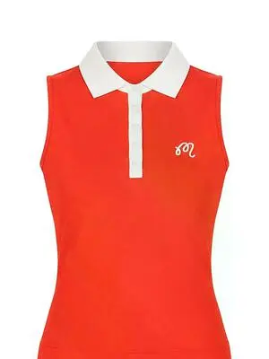 MALBON Claudia Sleeveless Polo Shirt