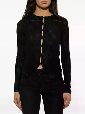 Isabel Marant Étoile Siofra Pointelle-knit Cardigan