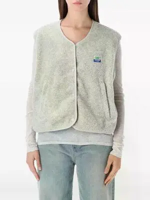 American Vintage Hoktown Fleece Vest - Grey