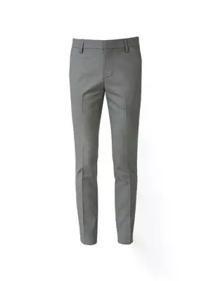 ENTRE AMIS Slim-fit Tailored Trousers - Grey