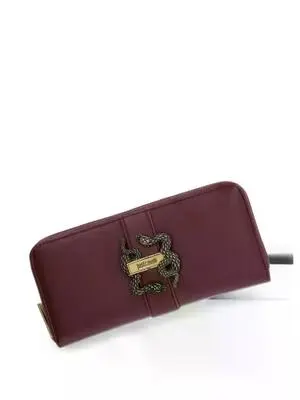 Just Cavalli Iconic Snakes Logo-plaque Wallet