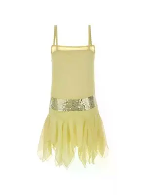 Gimaguas Mini Leila Sequin-embellished Ruffled Dress