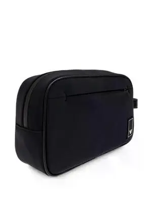Emporio Armani Cosmetic Bag With Logo Appliqu