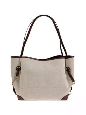 Chloé Clover Double-carry Bag In Canvas