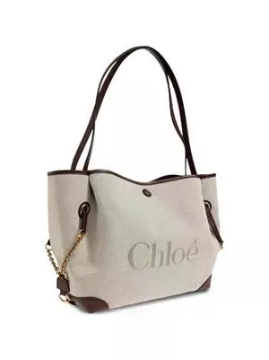 Chloé Clover Double-carry Bag In Canvas