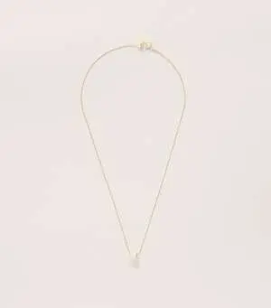 PERSEE Gold And Pear Diamond Necklace