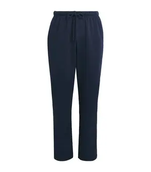SKIMS Fleece Lounge Classic Straight Sweatpants - Navy