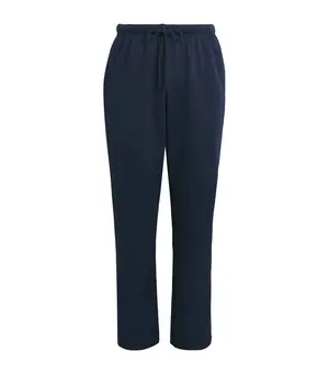 SKIMS Fleece Lounge Classic Straight Sweatpants - Navy