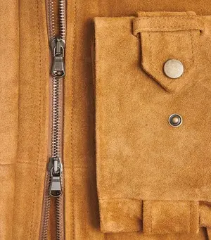 Veronica Beard Suede Bateman Jacket