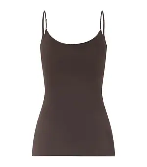 Hanro Cotton Seamless Camisole - Brown