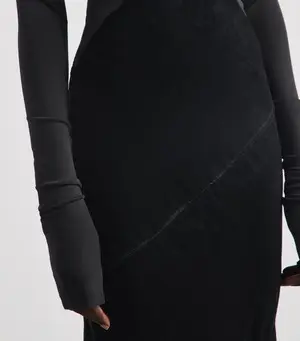 Rick Owens Contrast Abito Gown